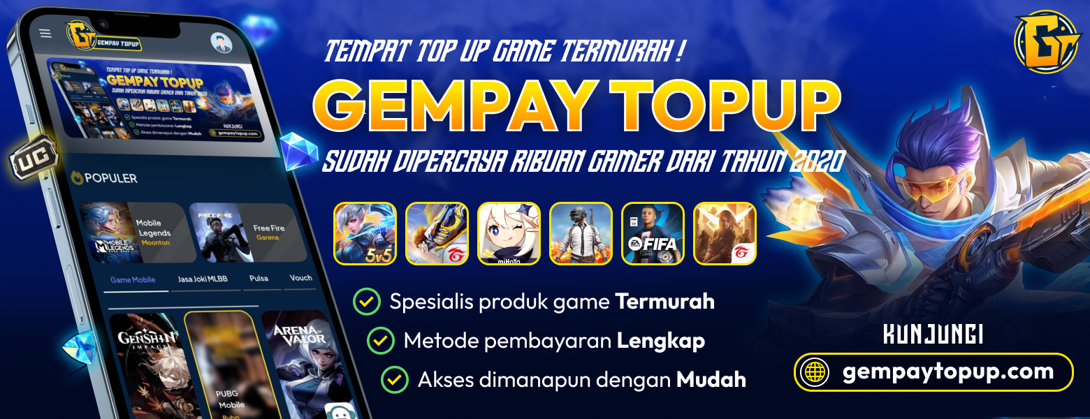 Gempay Topup - Webiste Penyedia Produk Digital #1 Di Indonesia. Produk ...