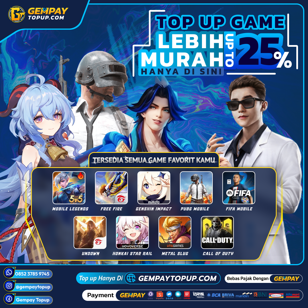Gempay Topup - Webiste Penyedia Produk Digital #1 Di Indonesia. Produk ...